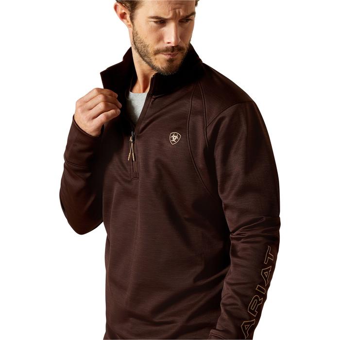 2025 Ariat Mens Team EQ 1/2 Zip Pullover 10062367 - Java - Mens - Equestrian | The Drillshed